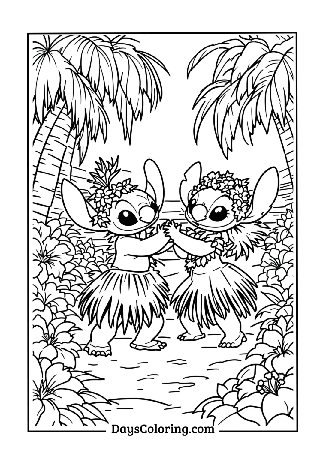 40 Stitch Coloring Pages: Free Printable - Days Coloring