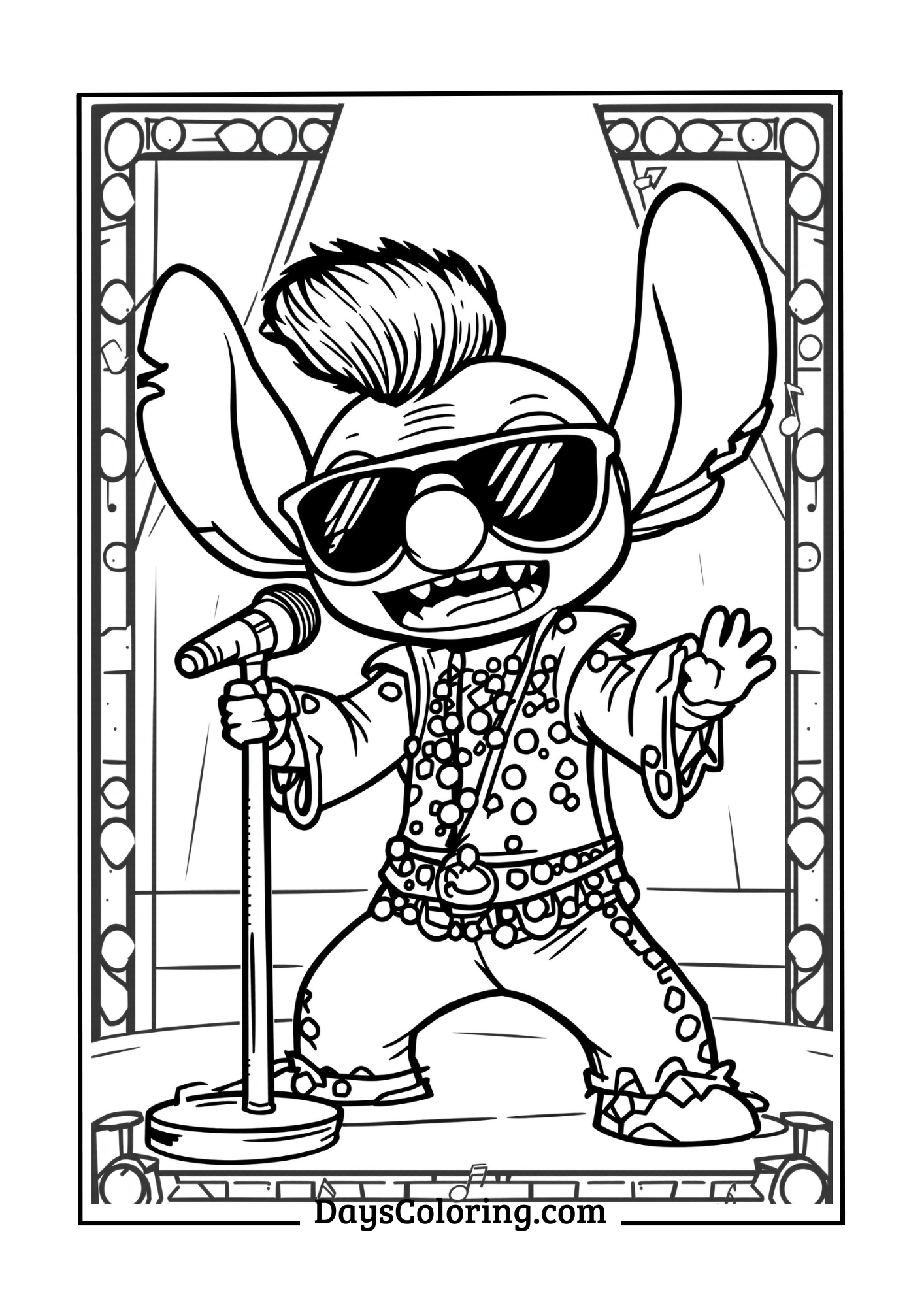 40 Stitch Coloring Pages: Free Printable - Days Coloring