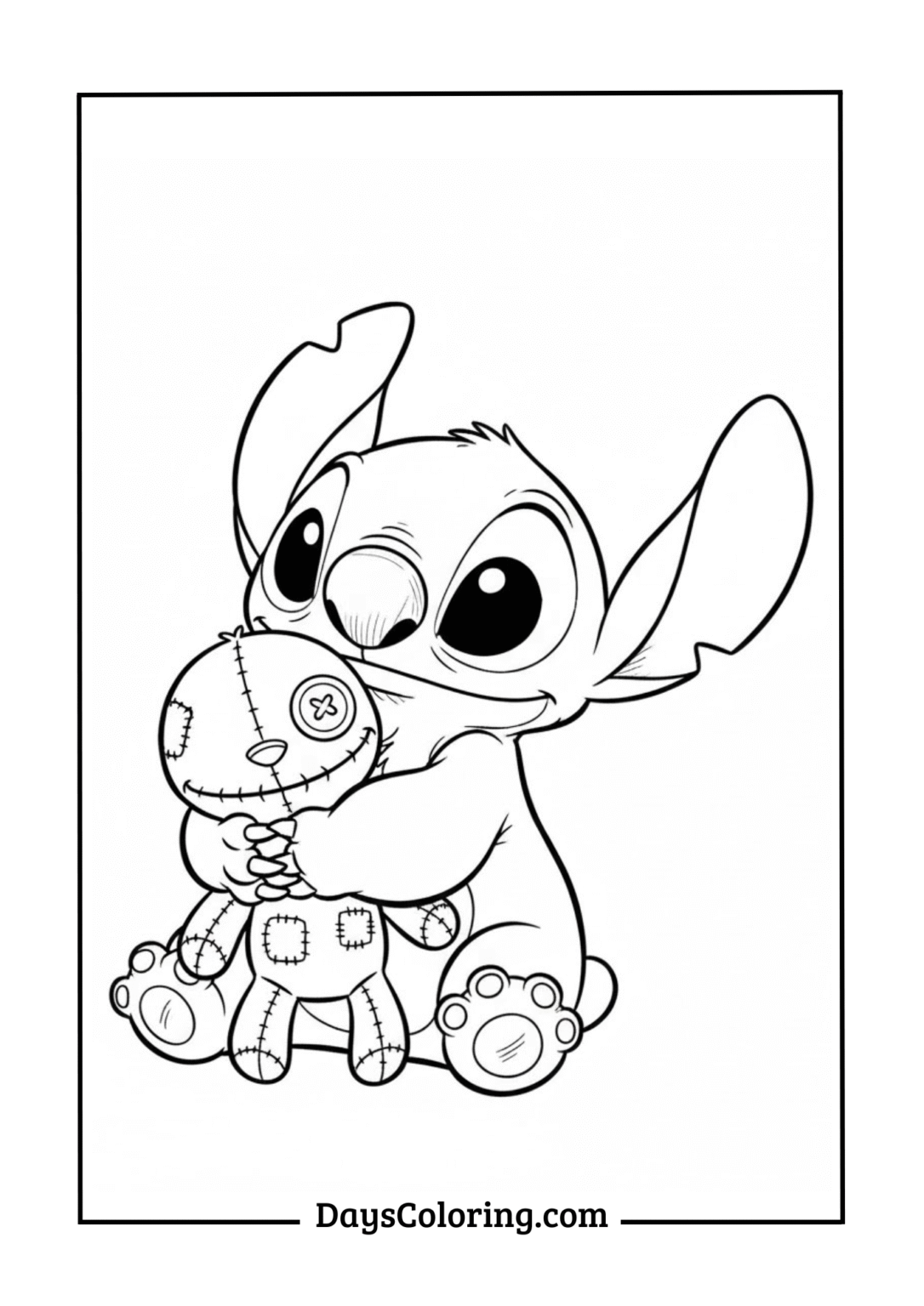40 Stitch Coloring Pages: Free Printable - Days Coloring