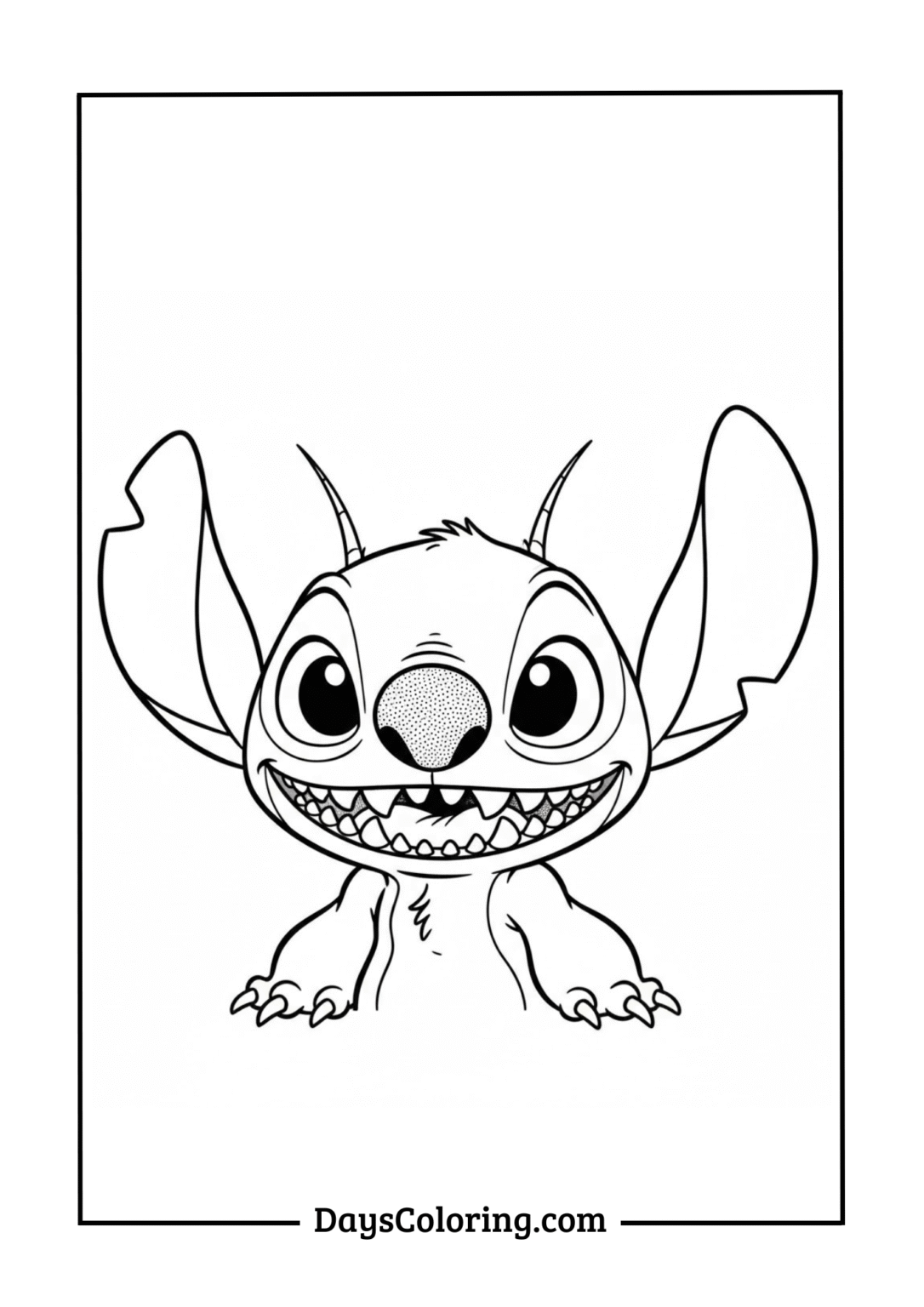 40 Stitch Coloring Pages: Free Printable - Days Coloring