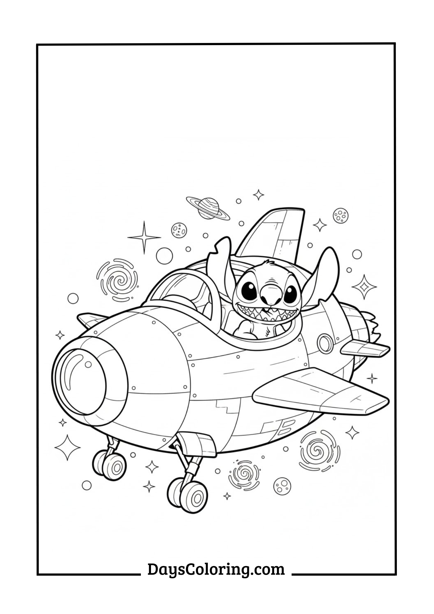 40 Stitch Coloring Pages: Free Printable - Days Coloring