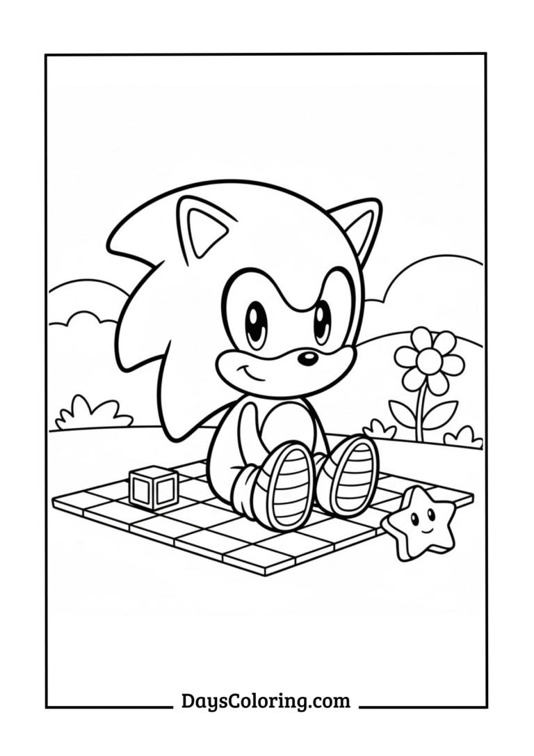 FREE Sonic Coloring Pages - 50+ Printable Designs (2025)