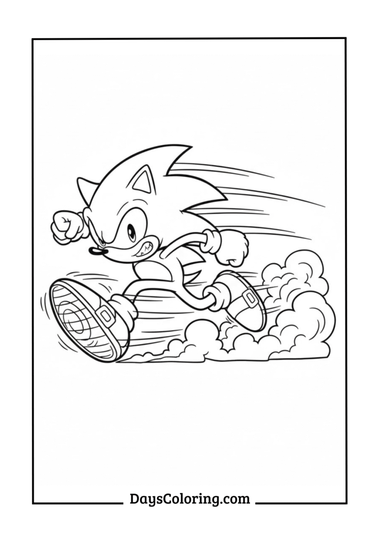 FREE Sonic Coloring Pages - 50+ Printable Designs (2025)