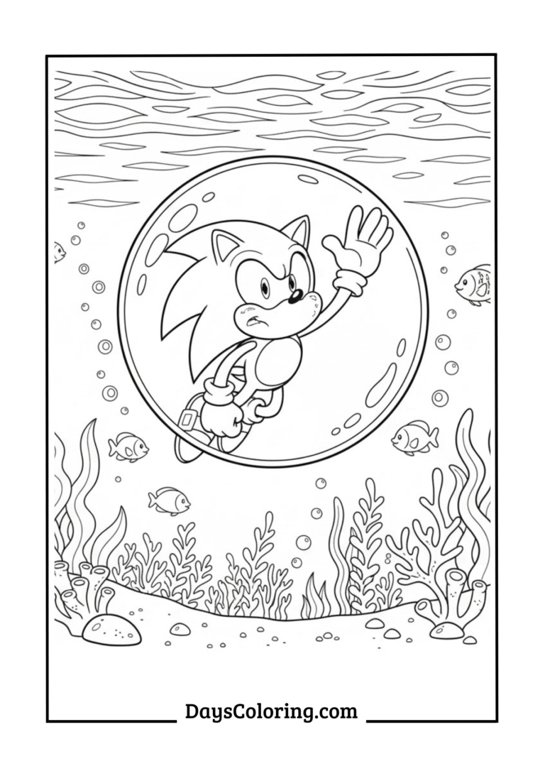 FREE Sonic Coloring Pages - 50+ Printable Designs (2025)
