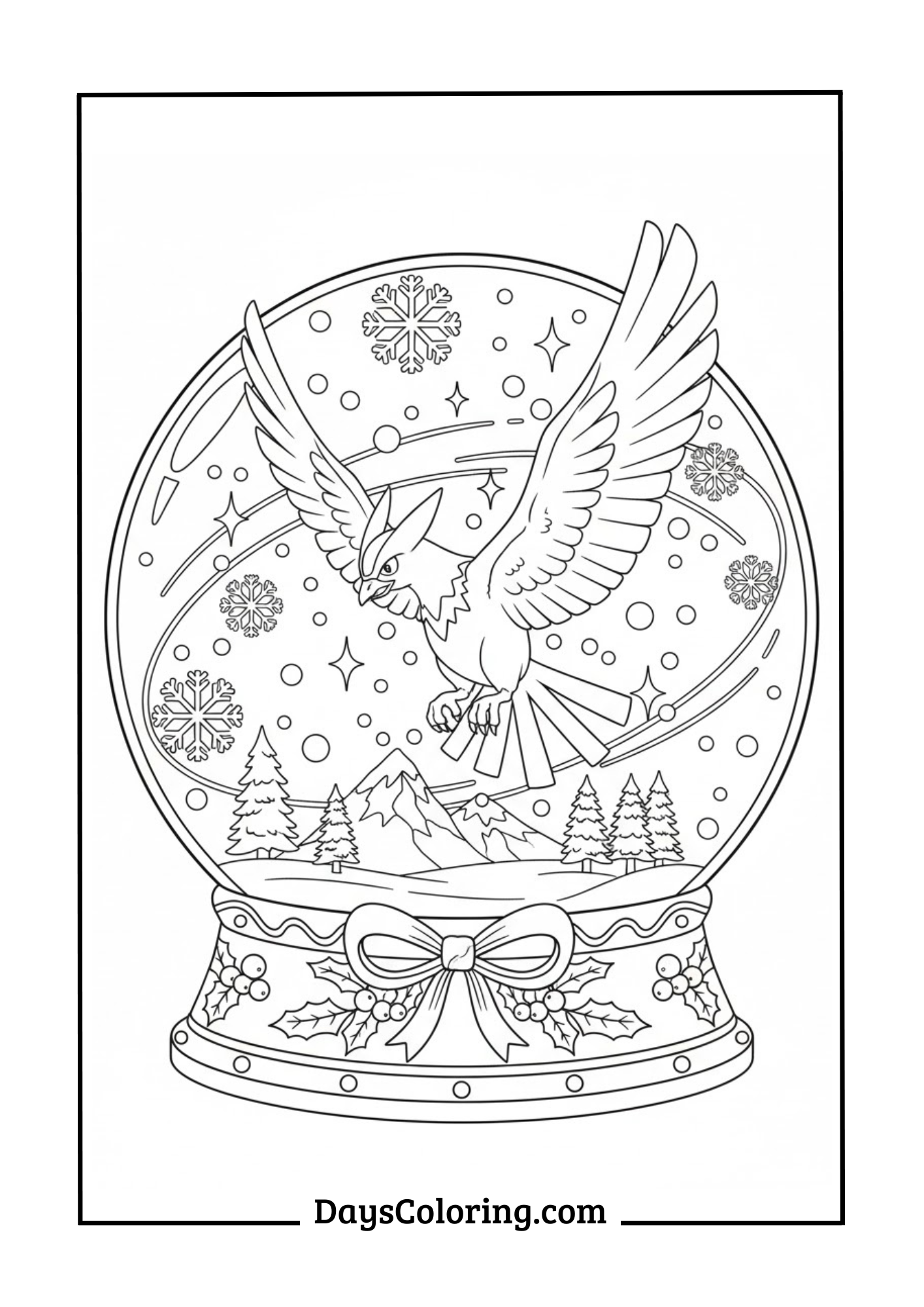 30 Christmas Pokemon Coloring Pages Free printable for kids