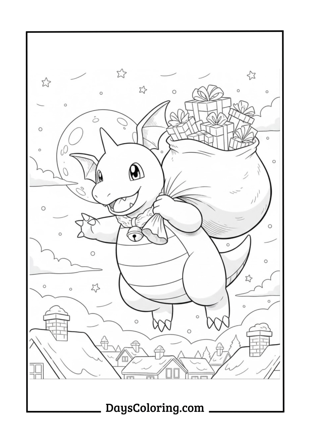 30 Christmas Pokemon Coloring Pages Free printable for kids