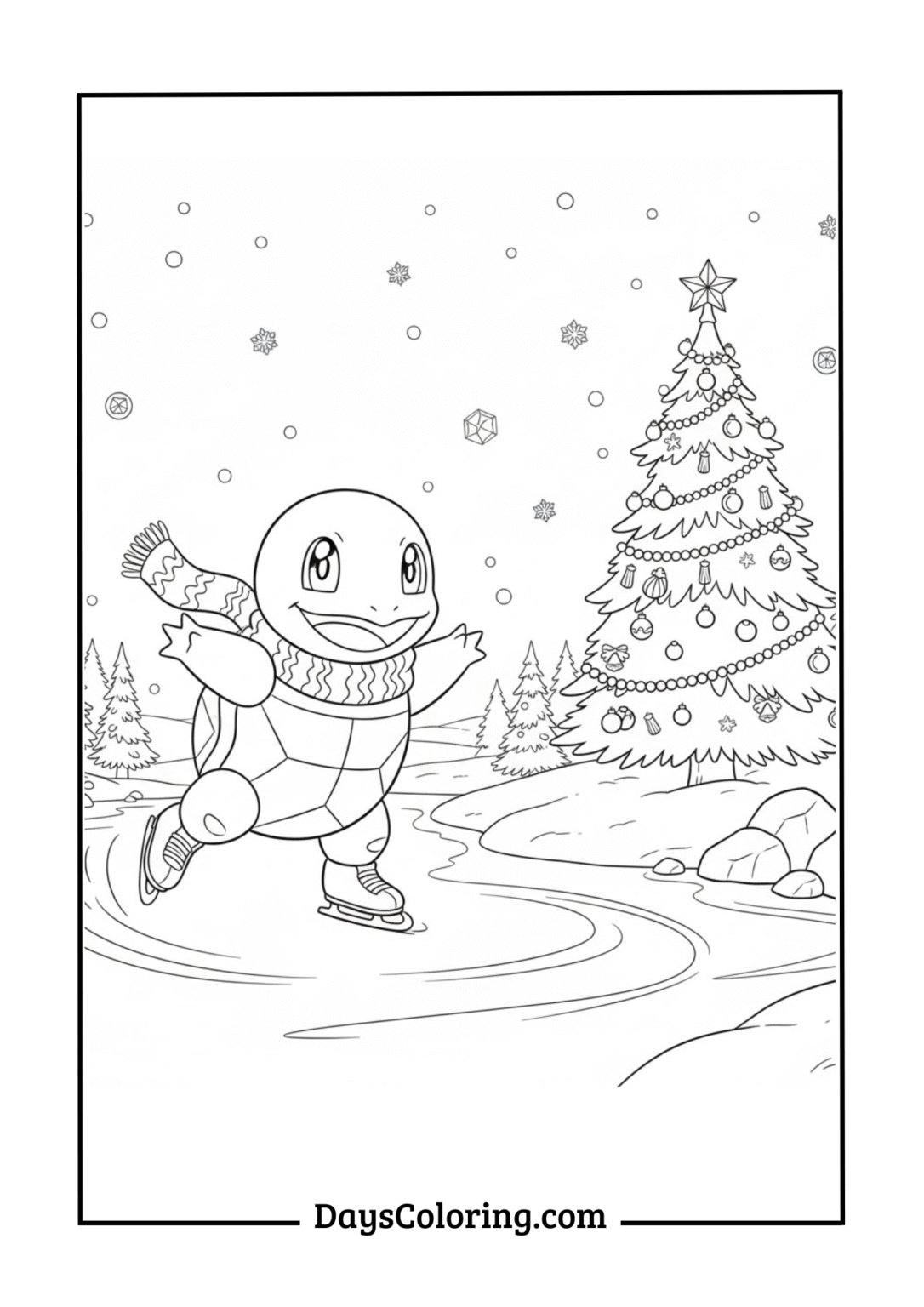 30 Christmas Pokemon Coloring Pages Free printable for kids