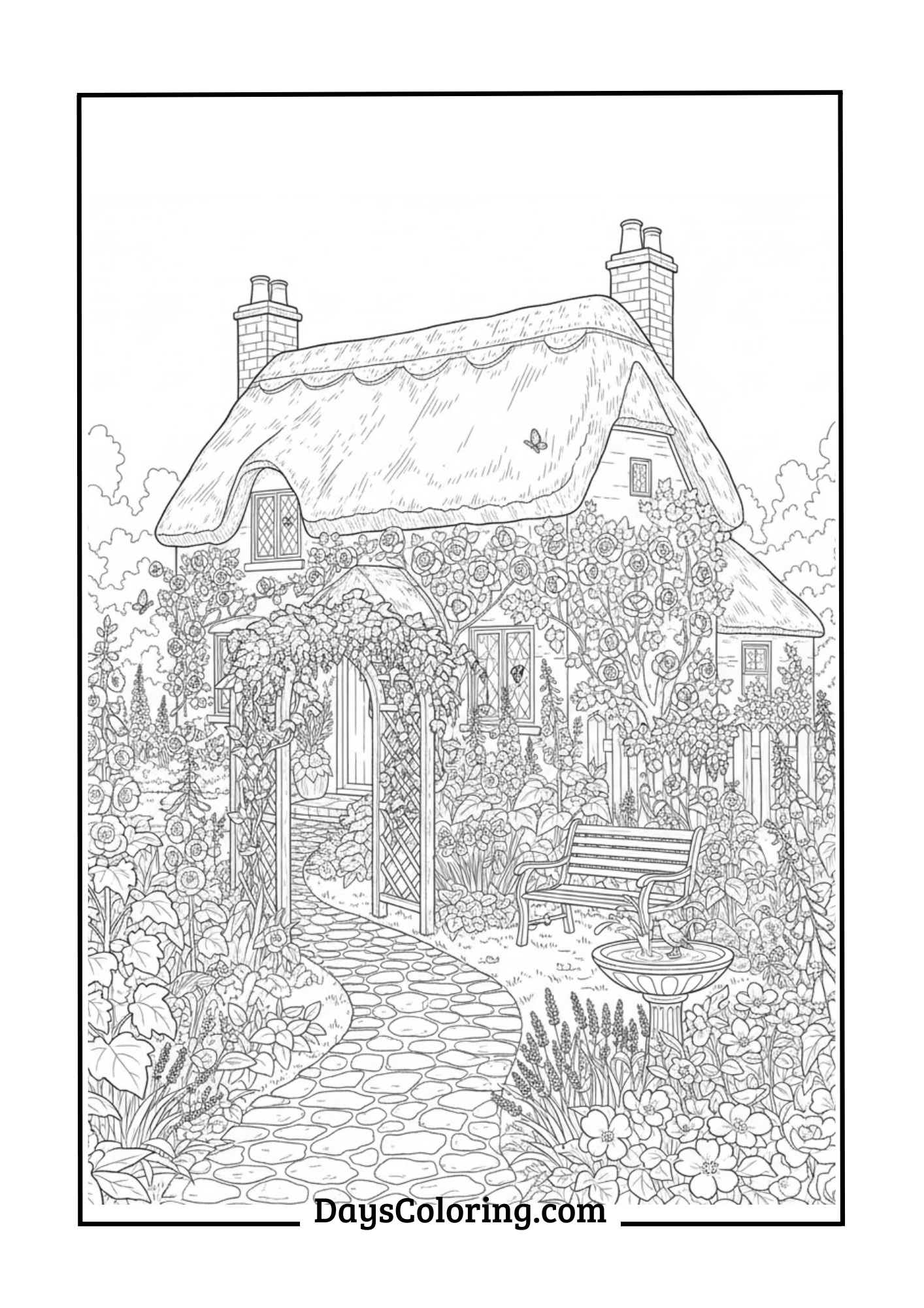 30+ Free Landscape Coloring Pages - Free Printable PDFs